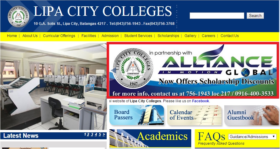 Lipa City Colleges Scholarship – MACUHA.COM